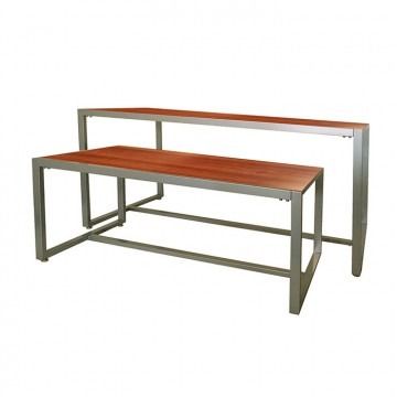 Maple / Cherry Reversible Retail Nesting Tables Subastral