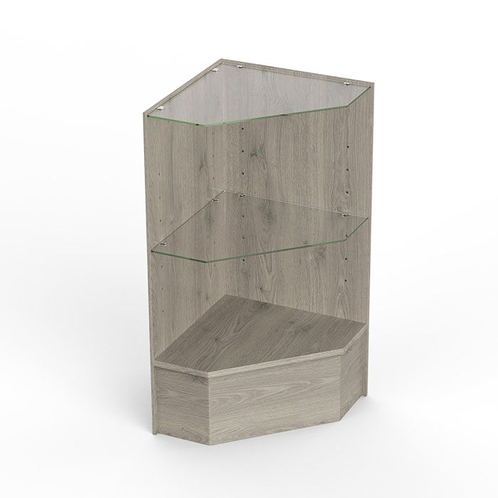 Small Corner Display Case Unit Subastral