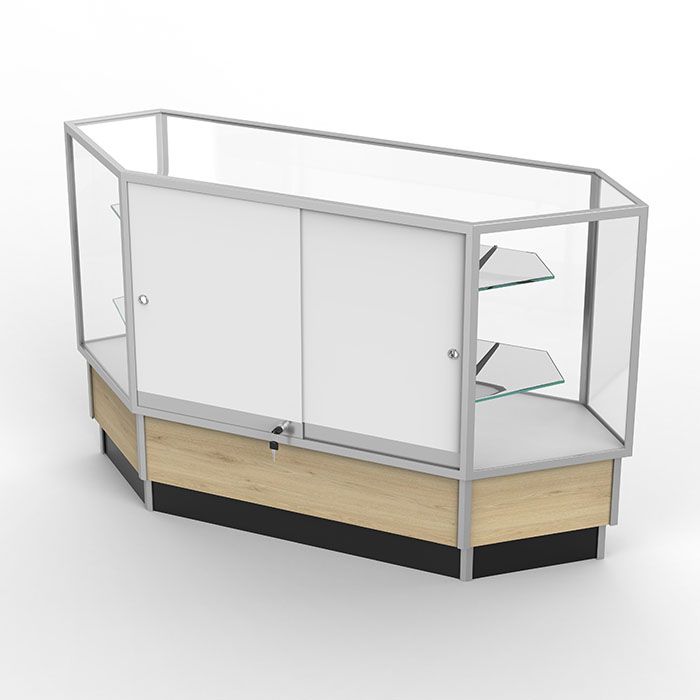 Full Vision Retail Store Display For Merchandising Valuable Items Subastral