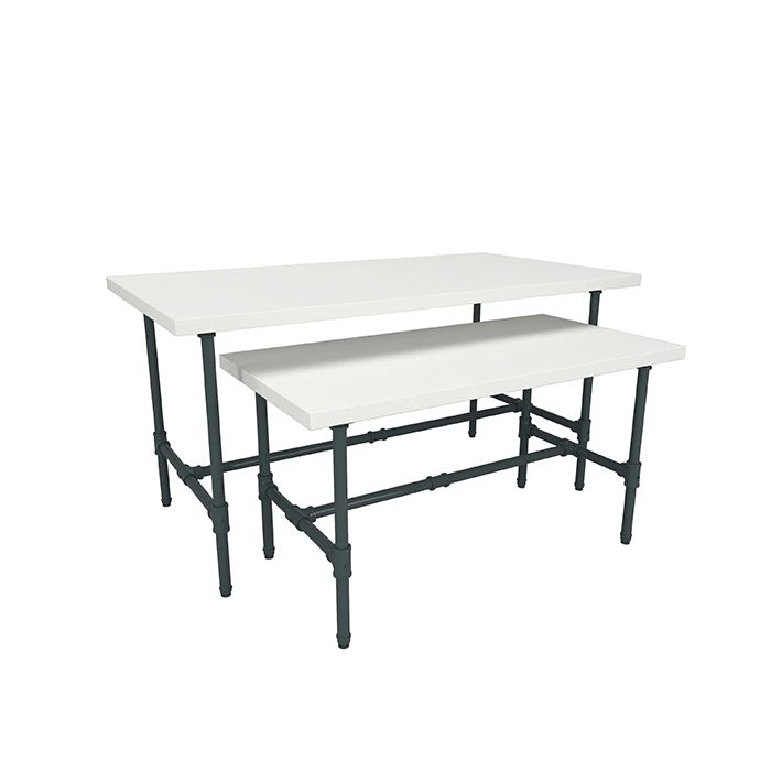 Retail Nesting Tables - Industrial Pipeline Style Subastral