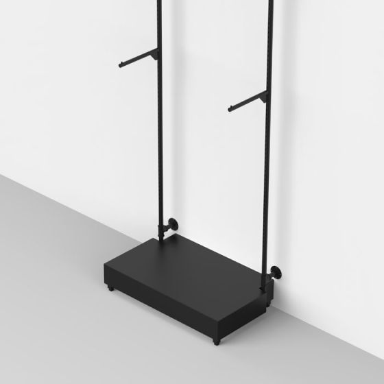 Pipe Rack Wall Mounted with 4 Faceout Rails Subastral